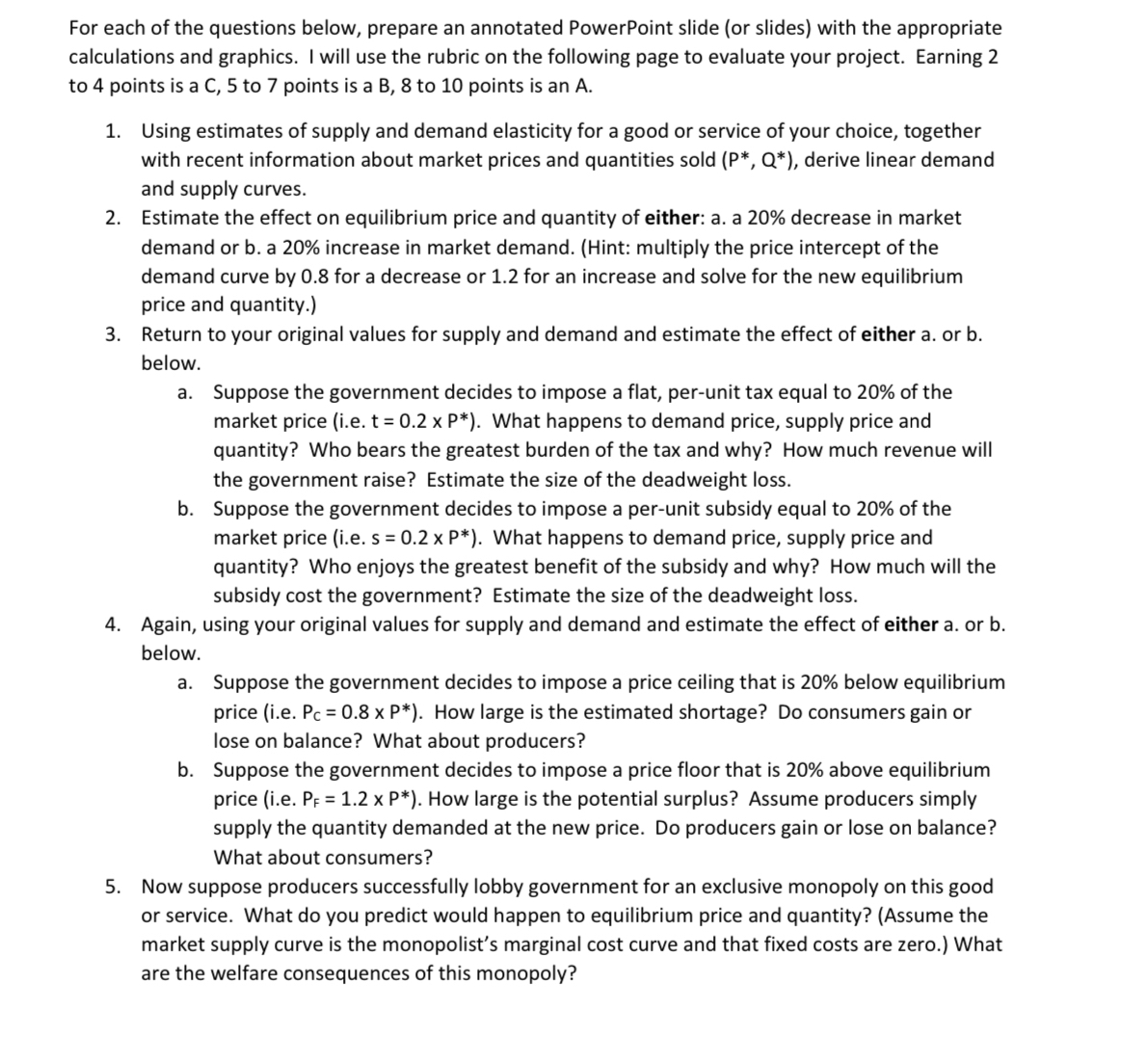 Solved For each of the questions below, prepare an annotated | Chegg.com