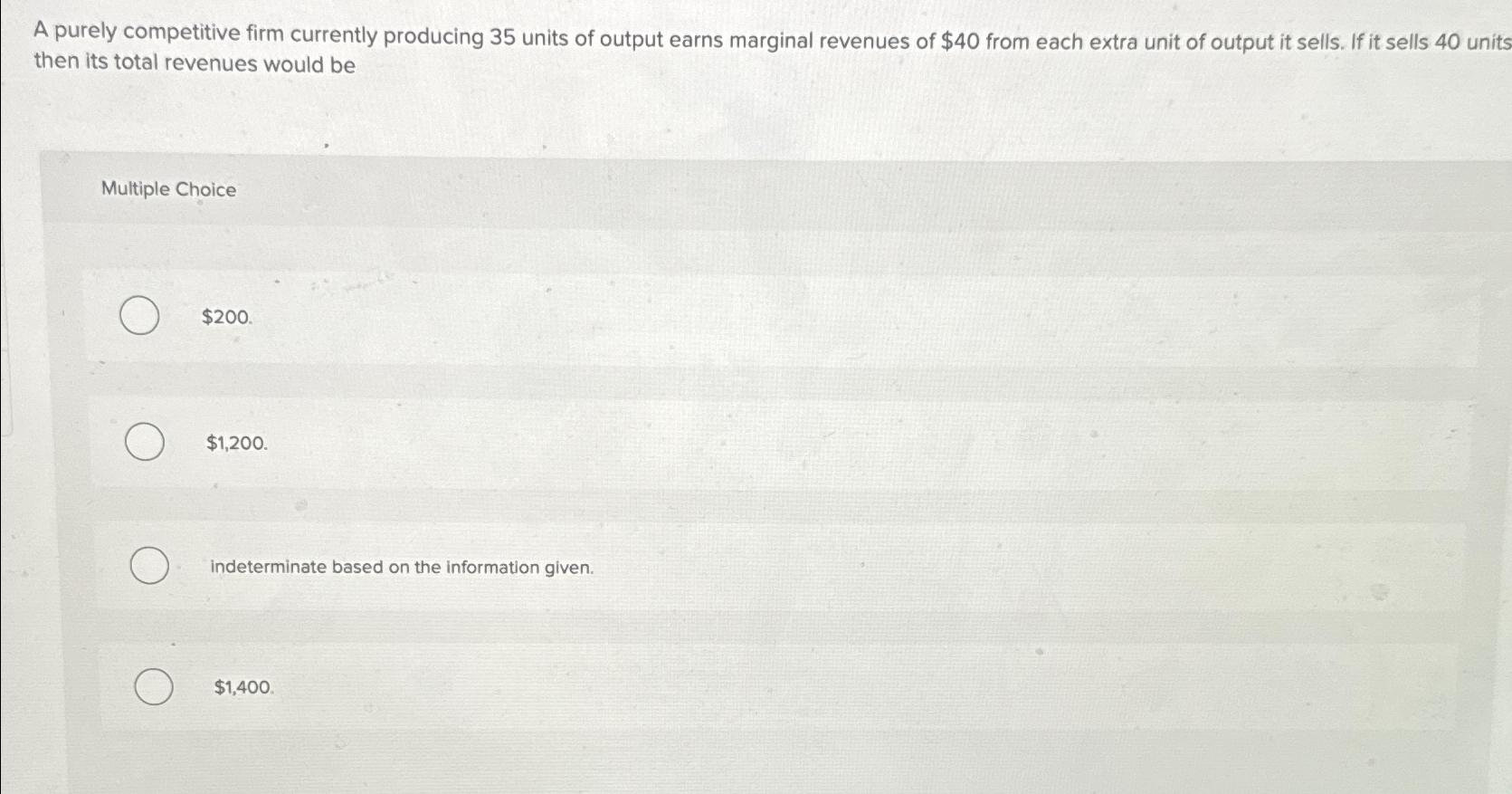 Solved A purely competitive firm currently producing 35 | Chegg.com