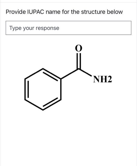 Solved Provide IUPAC name for the structure below IUPAC | Chegg.com