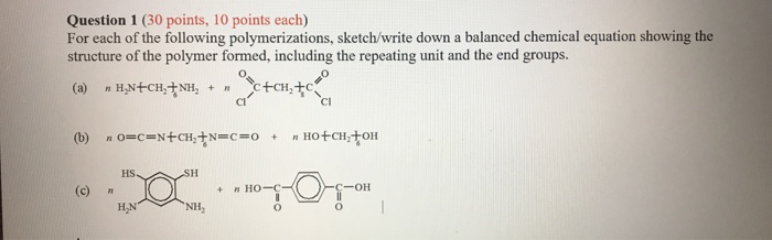 Solved Question 1 (30 points, 10 points each) For each of | Chegg.com