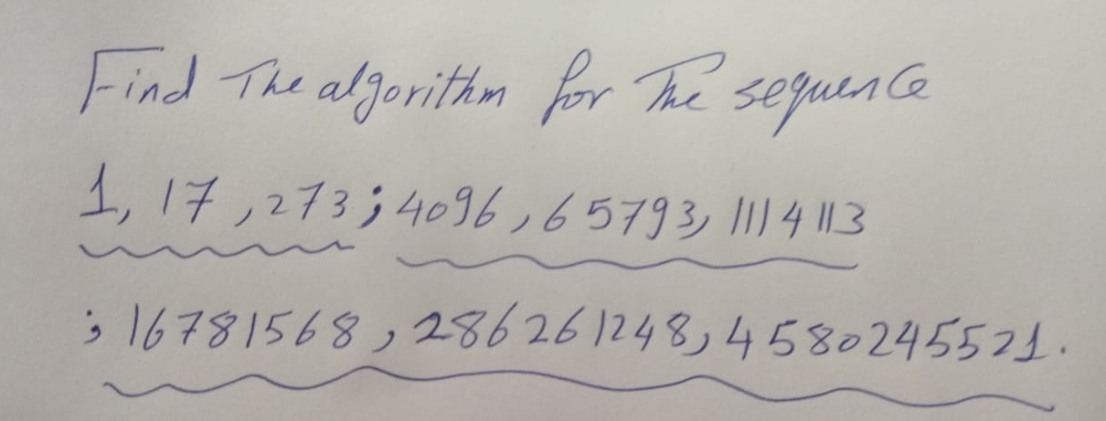 Solved Find The algorithm for the | Chegg.com