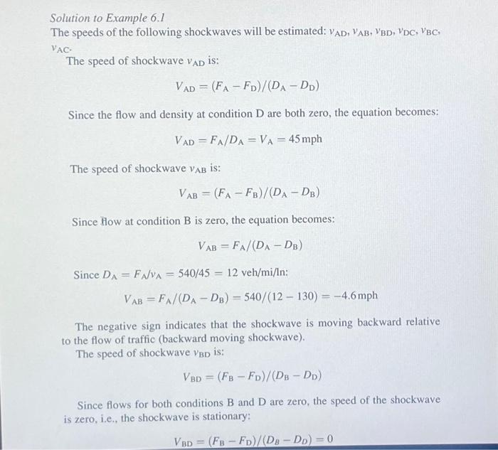 Solved For Example 6.1 Calculate the time that the queue | Chegg.com