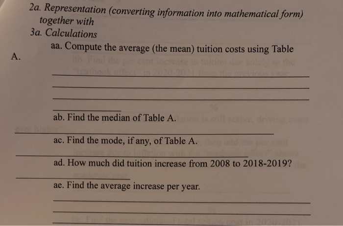 Solved II. Quantitative Literacy (using numerical data to | Chegg.com
