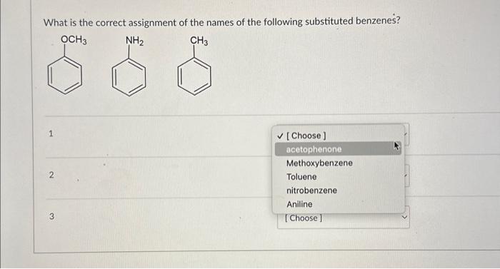 Solved What is the correct assignment of the names of the | Chegg.com