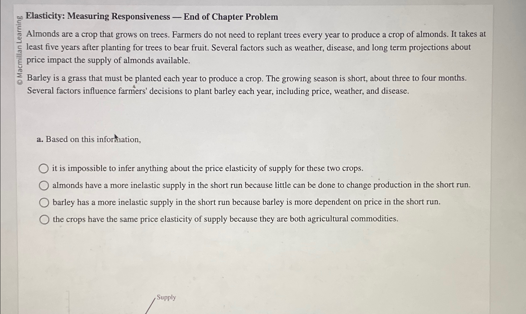Solved Elasticity: Measuring Responsiveness — ﻿End of | Chegg.com