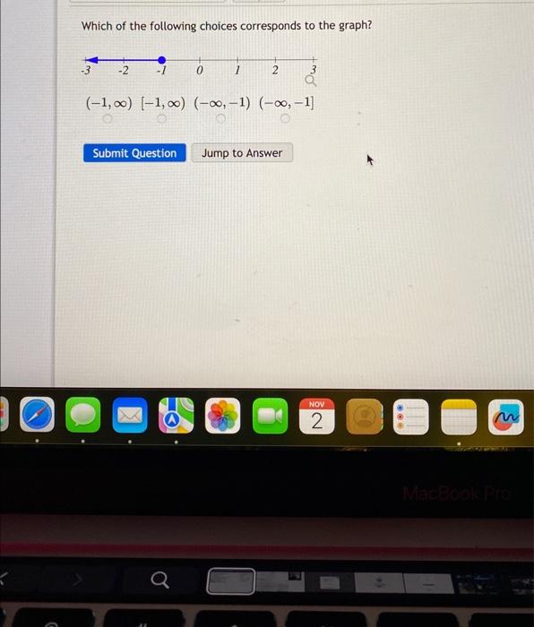 Solved Which of the following choices corresponds to the | Chegg.com