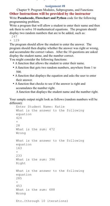 Solved Chapter 9: Program Modules, Subprograms and Functions | Chegg.com