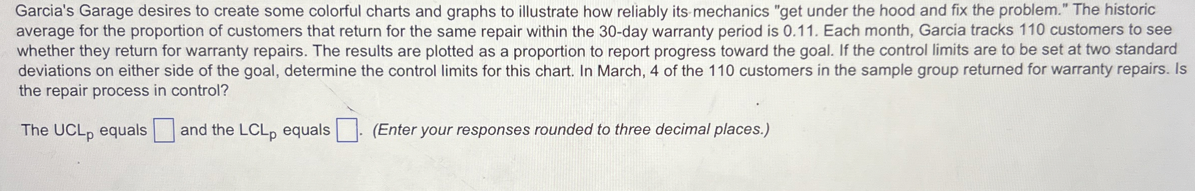 Solved Garcia's Garage desires to create some colorful | Chegg.com