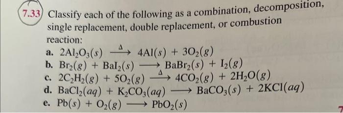 Solved 73. Classify each of the following as a combination, | Chegg.com