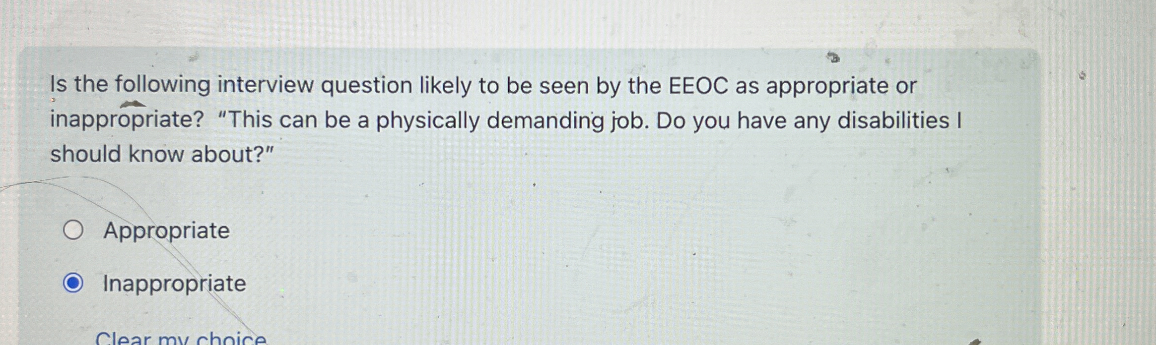 Solved Is the following interview question likely to be seen | Chegg.com