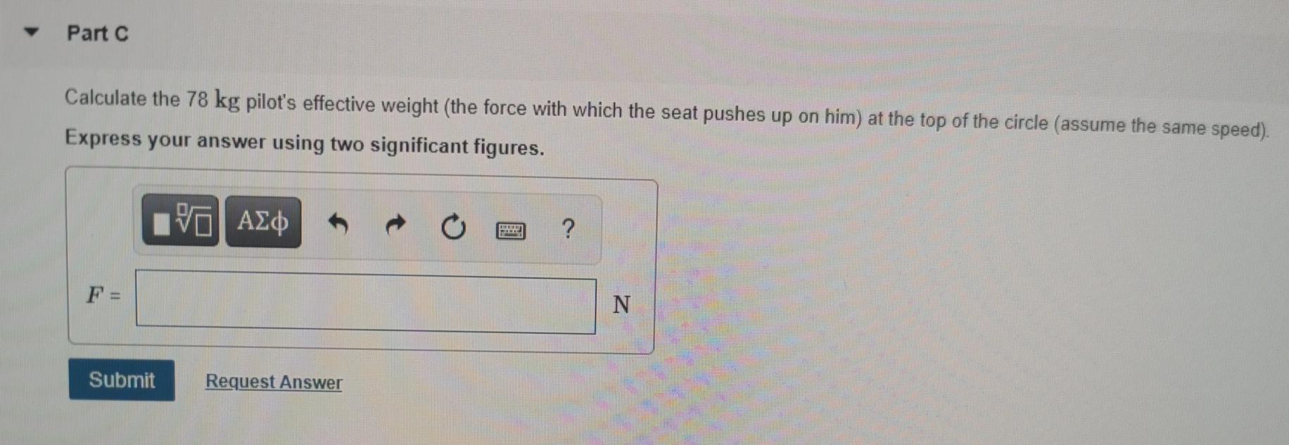 Solved Ajet pilot takes his aircraft in a vertical loop. As | Chegg.com