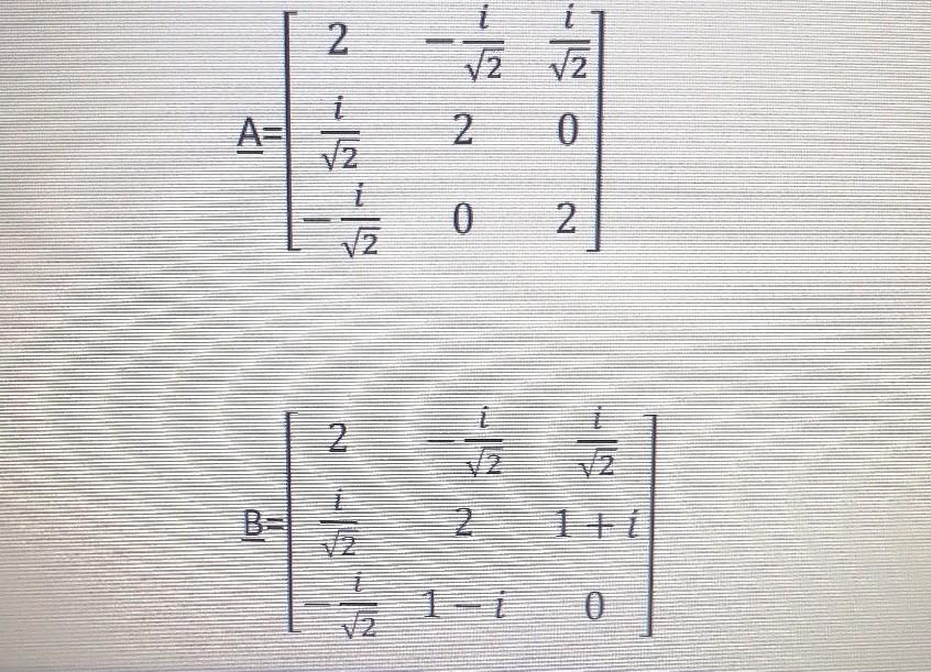 Solved Find the eigenvalues and the corresponding normalized | Chegg.com