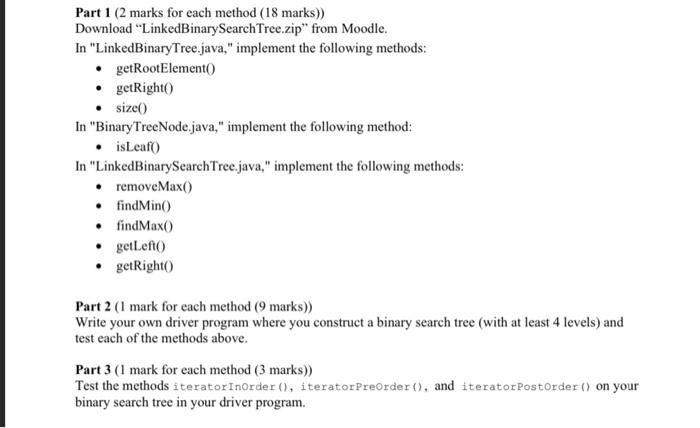 Provide Me With The Java Codes By Appling Each Method 6915