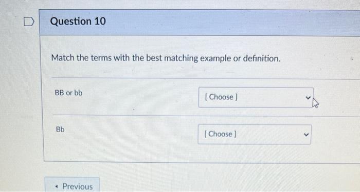 Match the terms with the best matching example or | Chegg.com