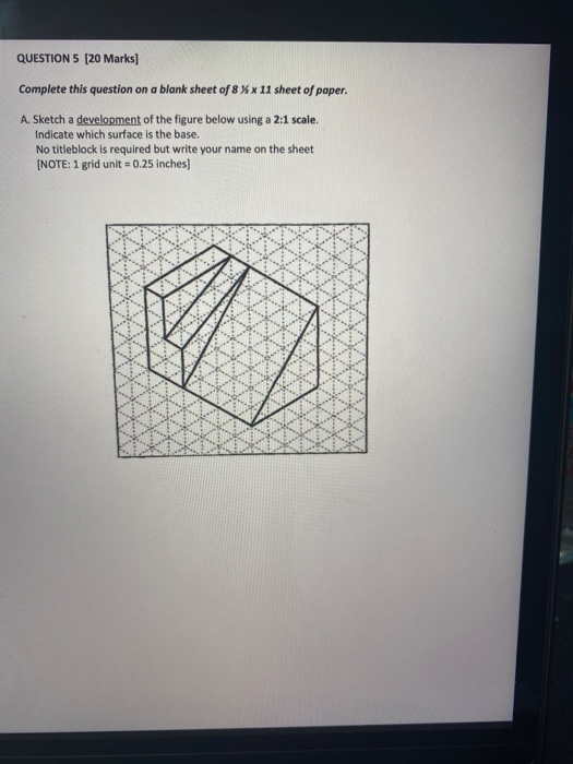Solved QUESTION 5 [20 Marks) Complete this question on a | Chegg.com