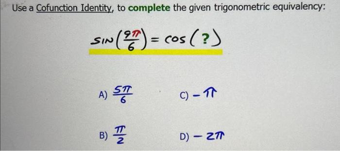 Solved Use the Difference Identity for the Sine, to find the | Chegg.com