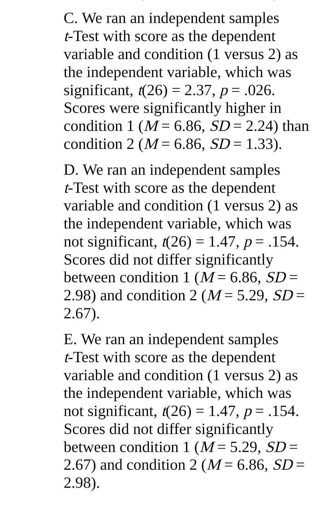 Solved For the table below, fill in the missing sections for | Chegg.com
