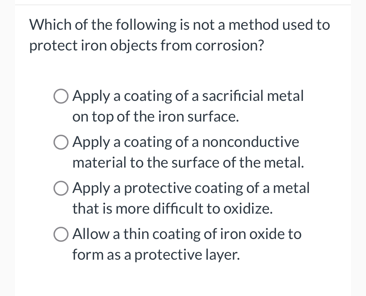 Solved Which of the following is not a method used to | Chegg.com