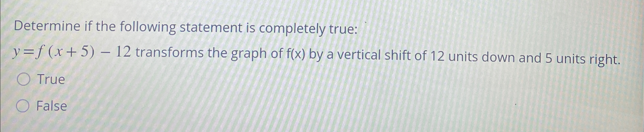 Solved Determine if the following statement is completely | Chegg.com