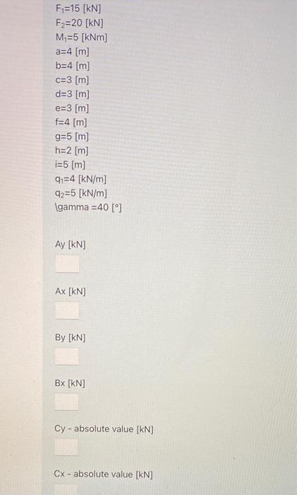 Solved calculate the reaction forces of the 3-pin frames and | Chegg.com