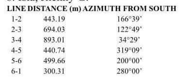 Solved D etermine the area of the adjusted traverse | Chegg.com