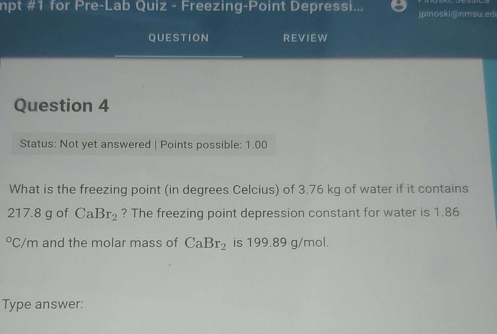 Solved Status: Not yet answered | Points possible: 1.00 What | Chegg.com
