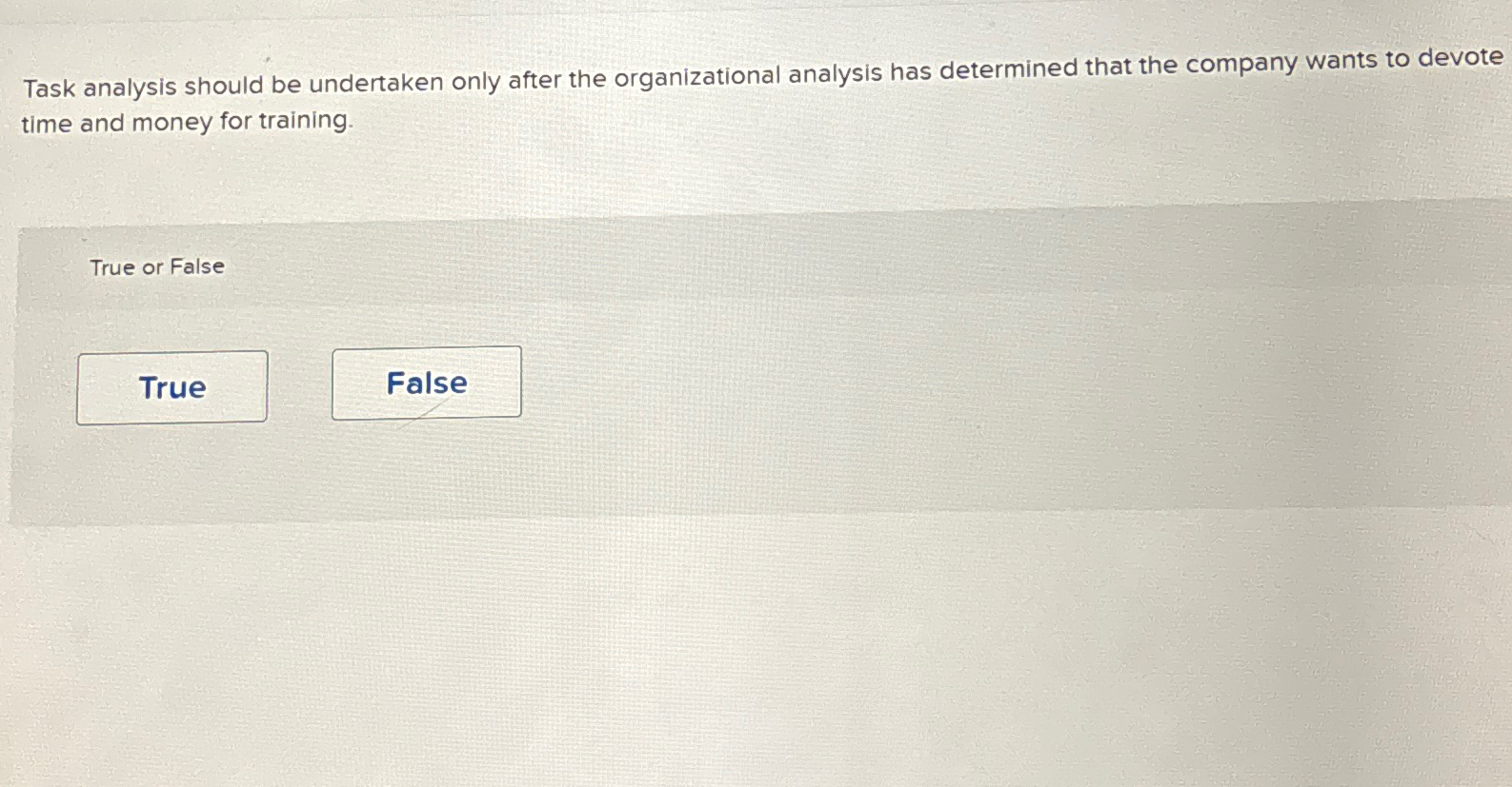 Solved Task analysis should be undertaken only after the | Chegg.com