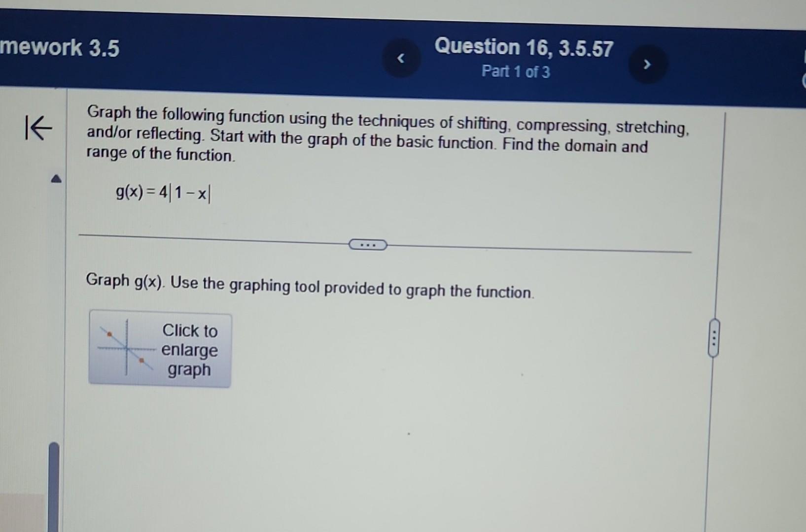 Solved Graph the following function using the techniques of | Chegg.com