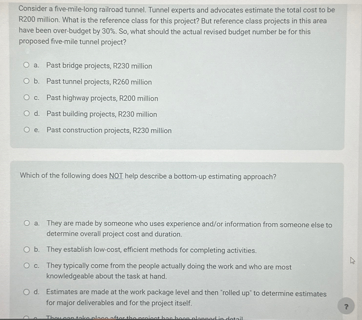 Solved Consider a five-mile-long railroad tunnel. Tunnel | Chegg.com