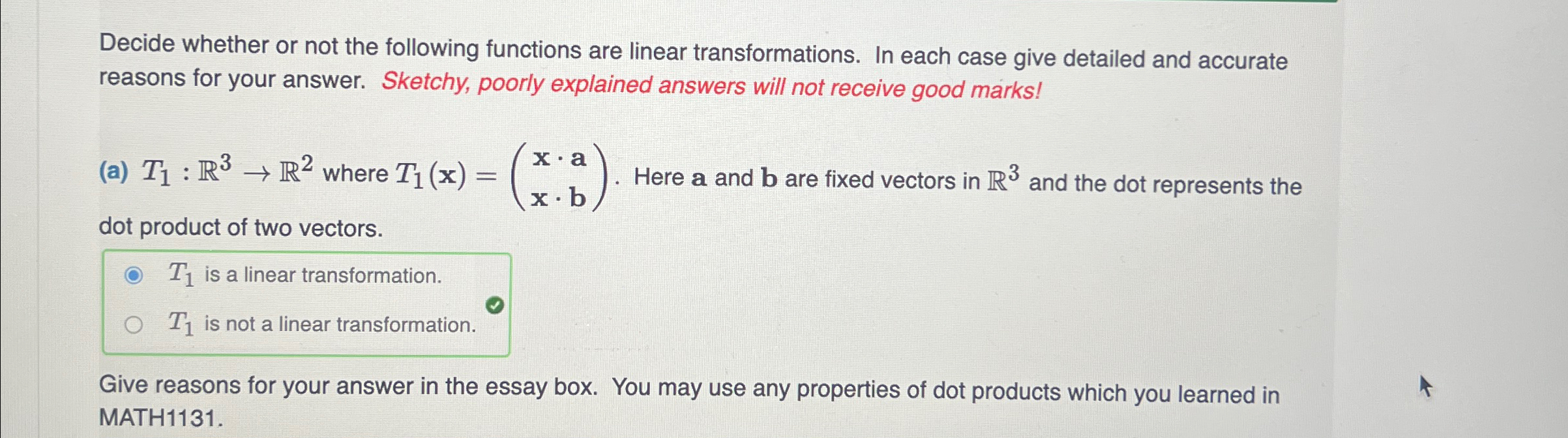 Solved Decide whether or not the following functions are | Chegg.com