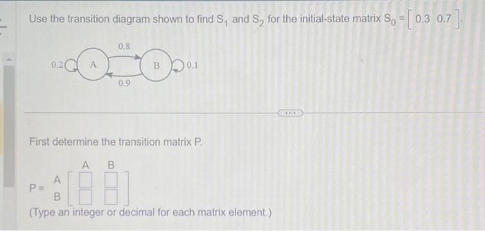Solved Use the transition diagram shown to find S1 and S2 | Chegg.com