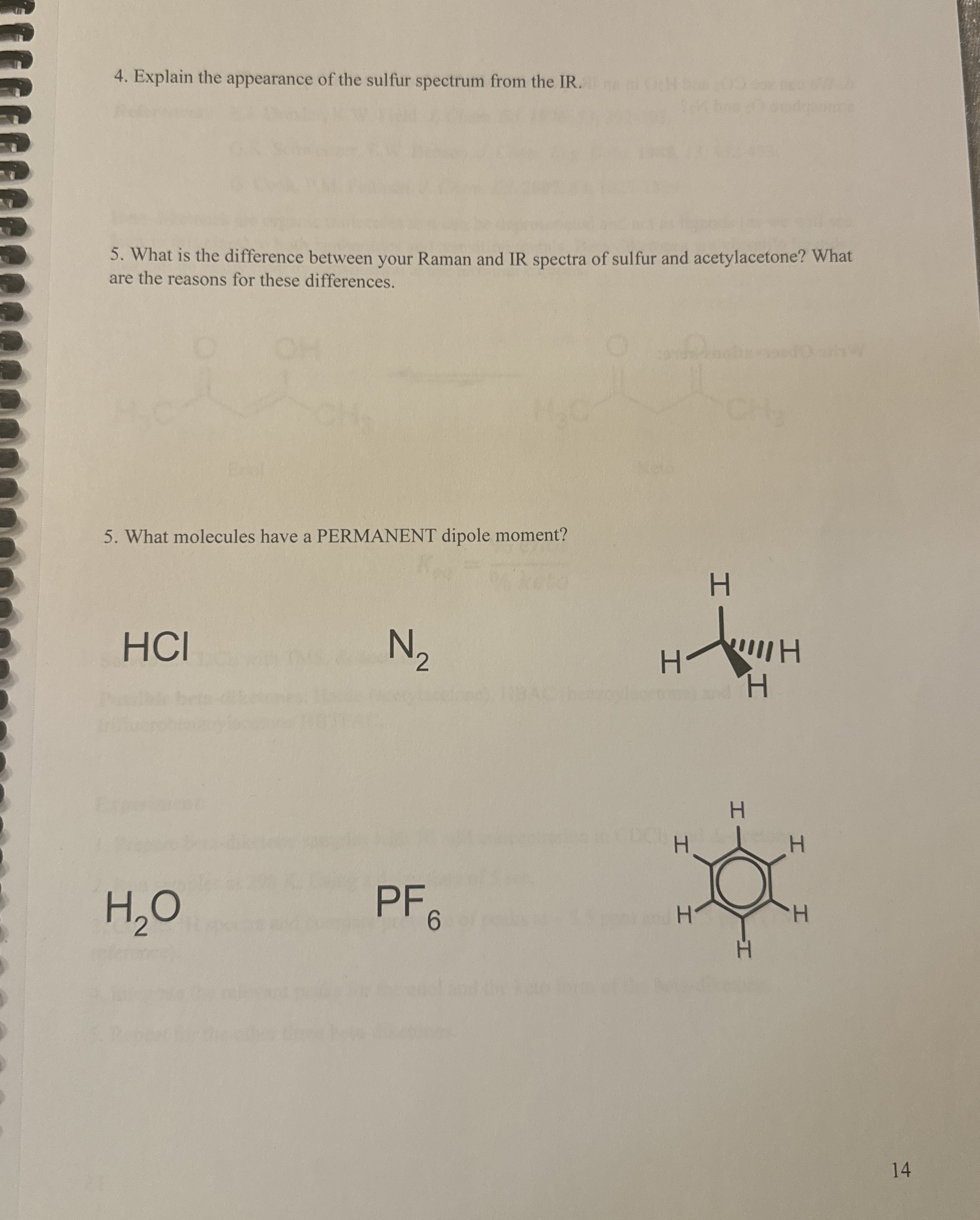 Solved Explain the appearance of the sulfur spectrum from | Chegg.com