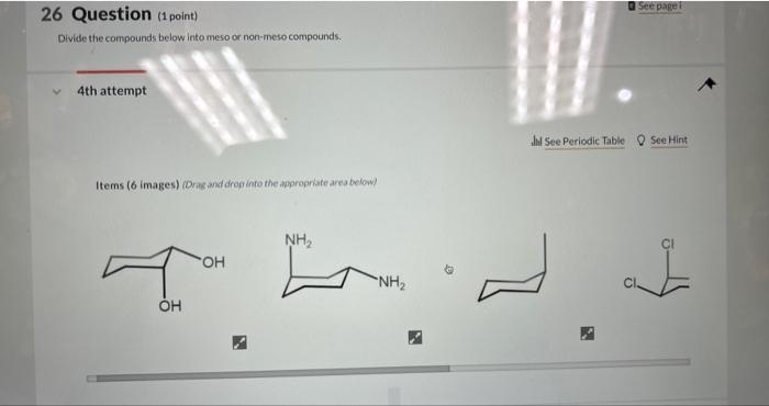 Solved (1 point) Divide the compounds below into meso or | Chegg.com Solved (1 point) Divide the compounds below into meso or | Chegg.com