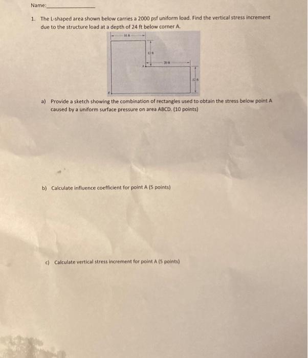 Solved please help solve the problem both sidesThe L-shaped | Chegg.com