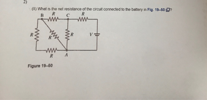 Solved (l) What is the net resistance of the circuit | Chegg.com