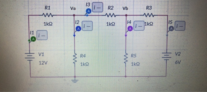 Solved What is the 5 nodes equations, solve equations and | Chegg.com