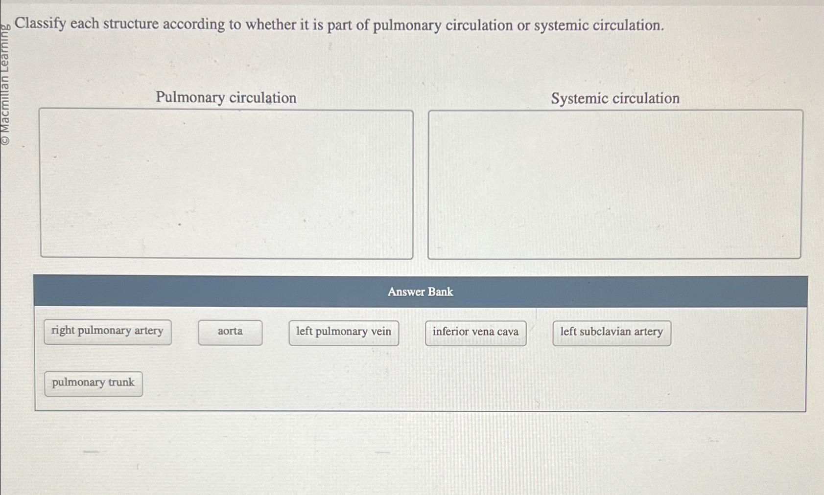 Solved Classify each structure according to whether it is | Chegg.com