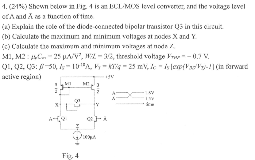 Solved Hi, ﻿this is Micro-Electronics questions. Please help | Chegg.com