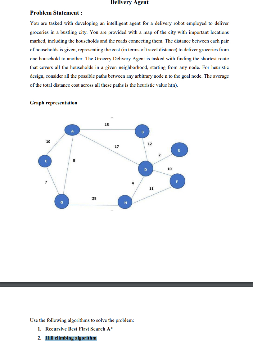 Solved Problem Statement :You are tasked with developing an | Chegg.com