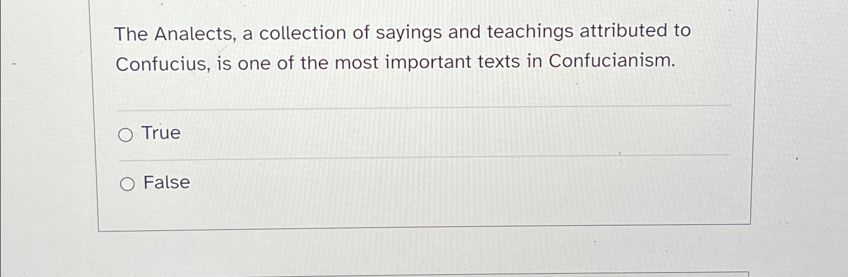 Solved The Analects, a collection of sayings and teachings | Chegg.com