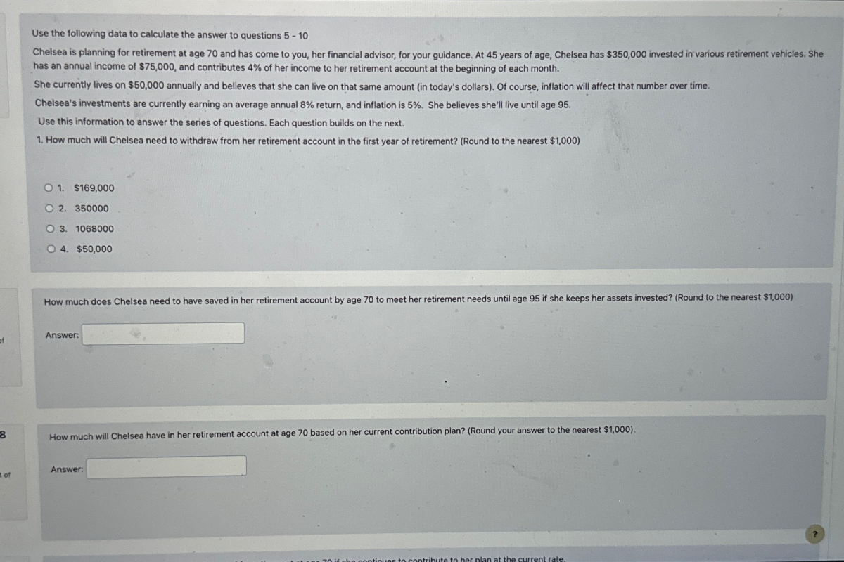 Solved Use the following data to calculate the answer to | Chegg.com