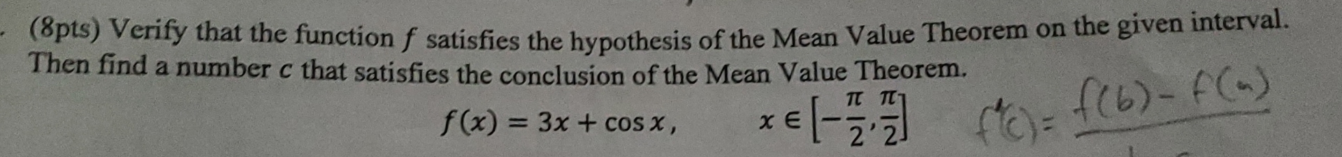 Solved (8pts) ﻿Verify that the function f ﻿satisfies the | Chegg.com
