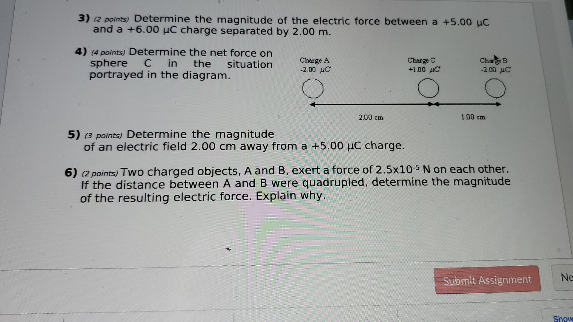 Solved 3) ( 2 points) Determine the magnitude of the | Chegg.com