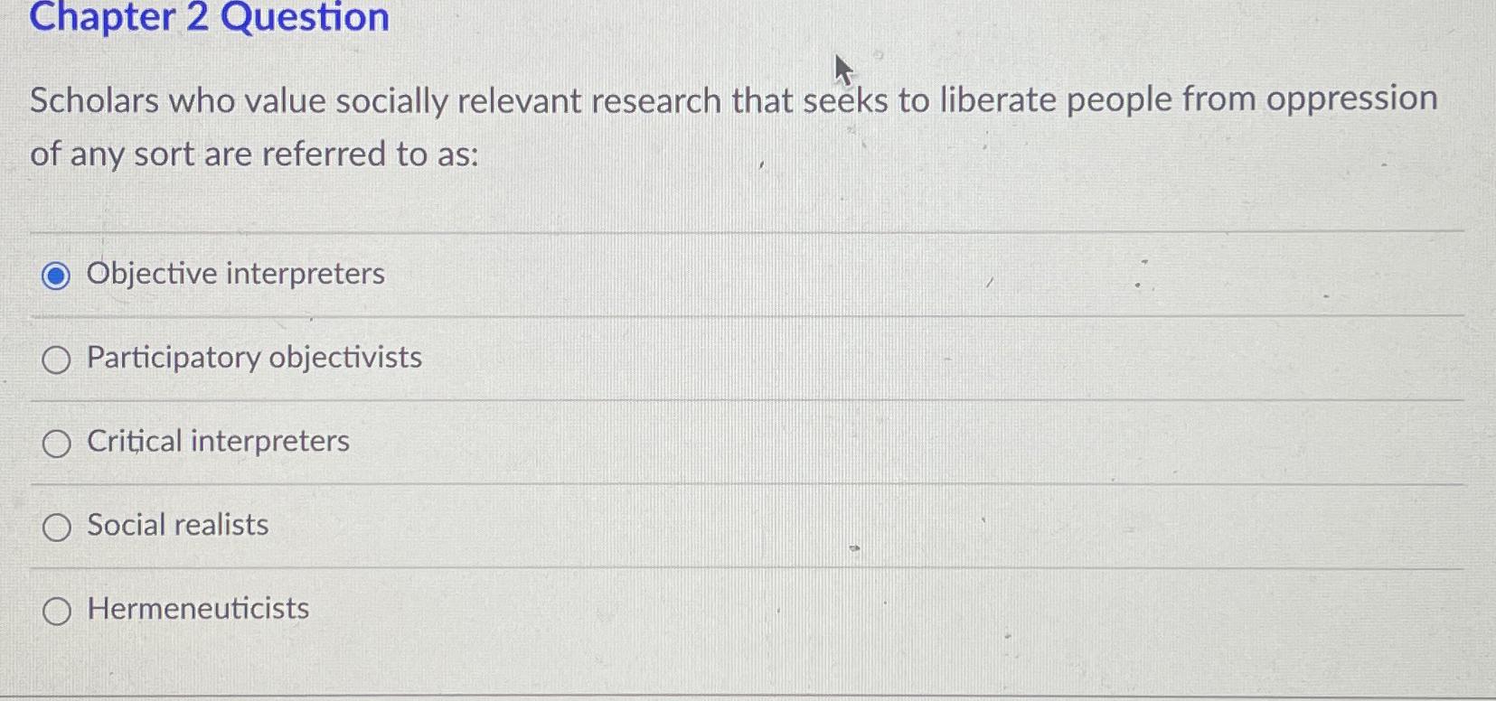 Solved Chapter 2 ﻿QuestionScholars who value socially | Chegg.com