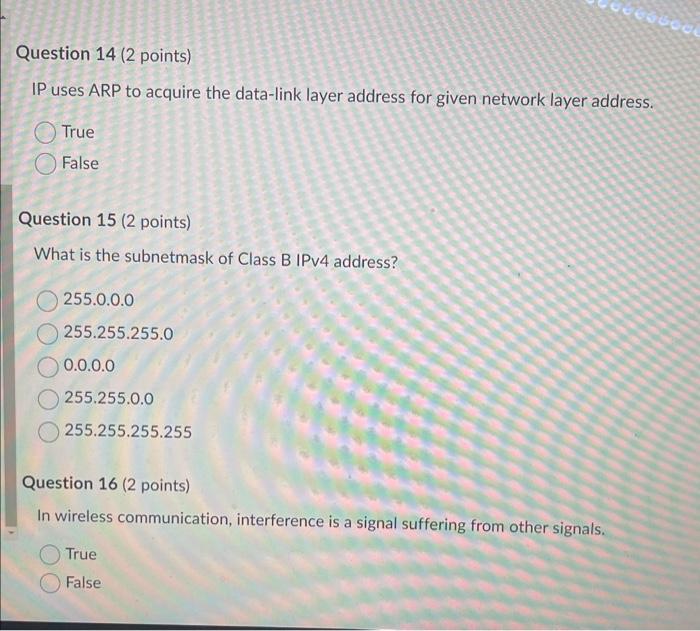 Solved IP uses ARP to acquire the data-link layer address | Chegg.com
