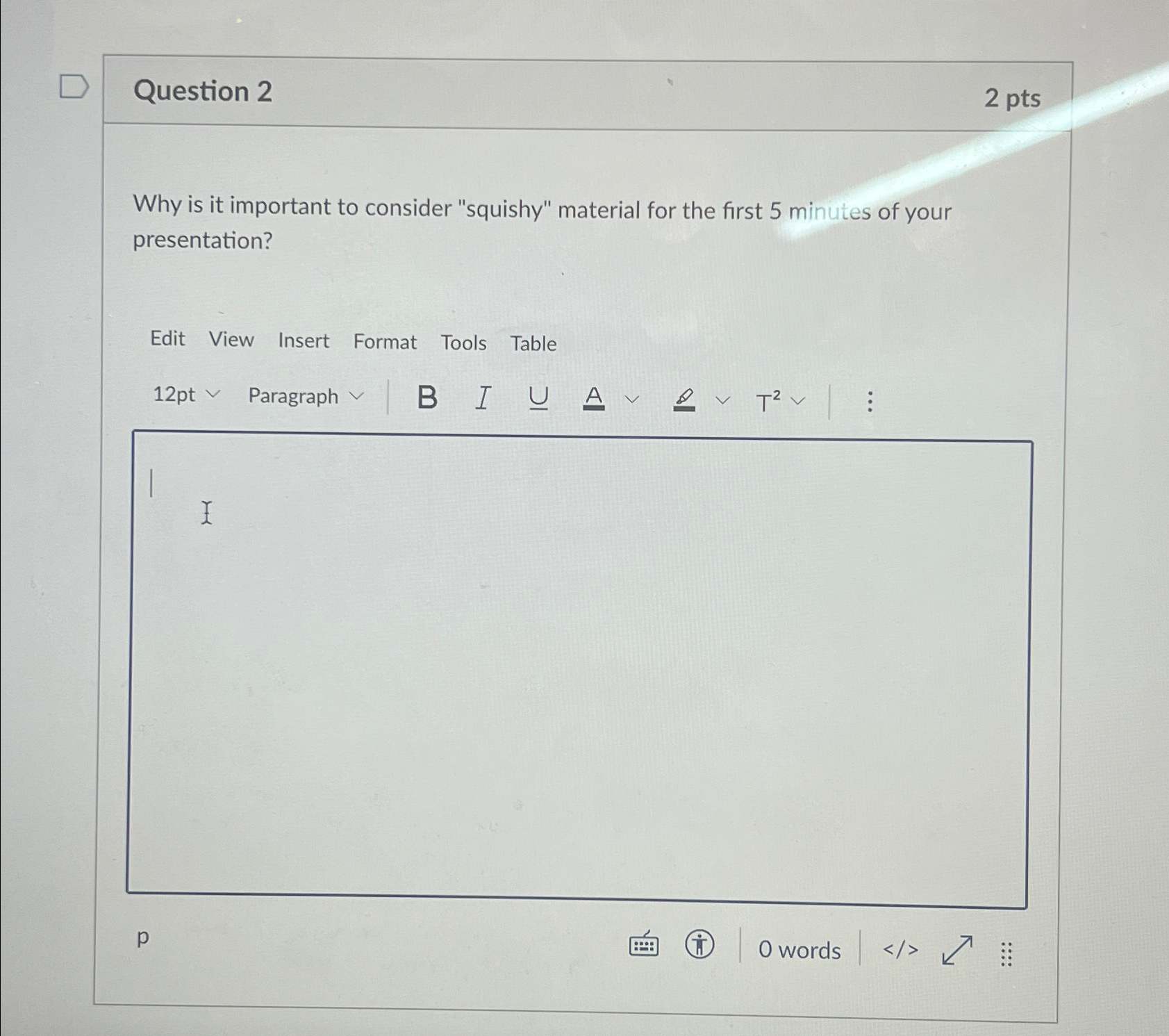 Solved Question 22ptsWhy is it important to consider | Chegg.com