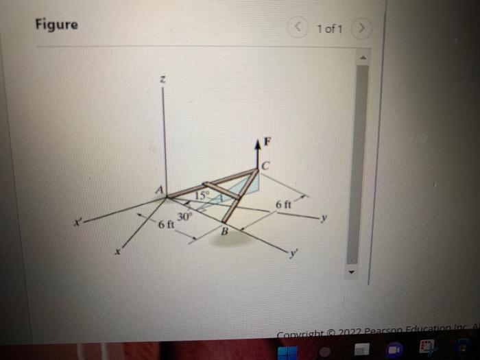 Solved 1 of 1The A-frame is being hoisted into an upright | Chegg.com