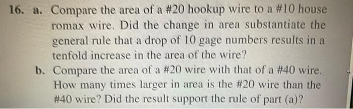 Solved 2. Calculate the area in circular mils (CM) of wires | Chegg.com