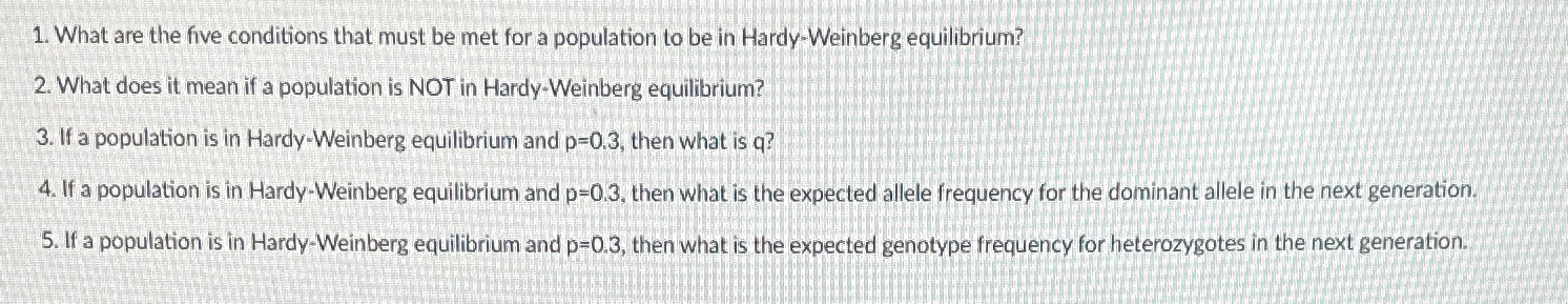 What are the five conditions that must be met for a | Chegg.com