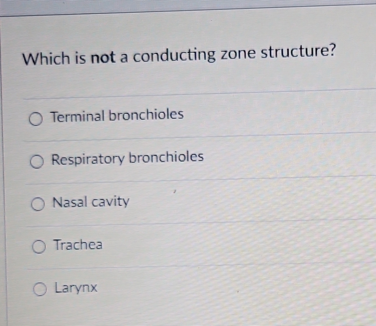 Solved Which is not a conducting zone structure?Terminal | Chegg.com